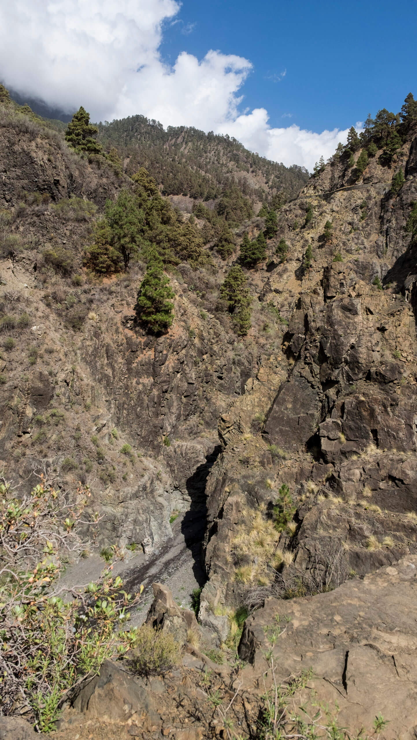 Caldera del volcán Taburiente en La Palma - TrotandoMundos